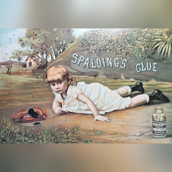 Desperate Sign Company | Wall Decor | Spalding Glue Vintage ...
